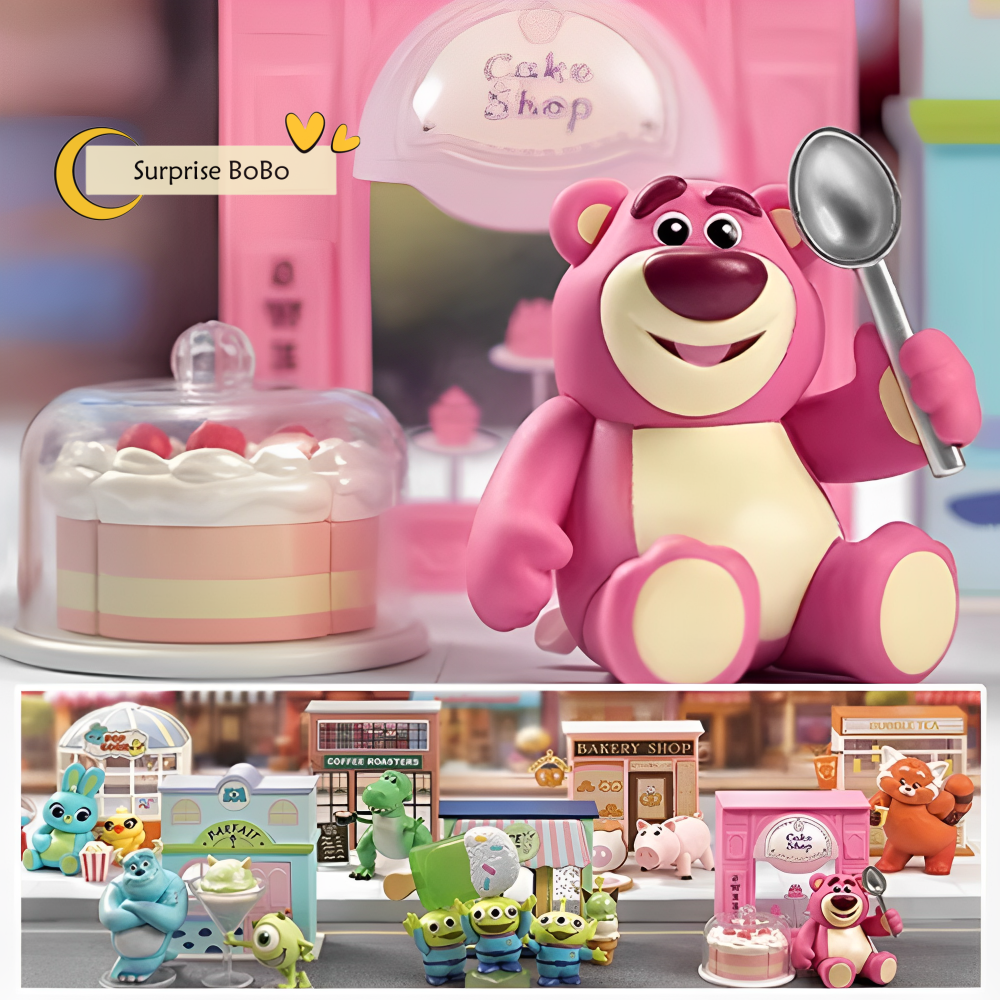 MINISO Disney Pixar Happy Bakery Dessert Street Series Confirmed Blind ...