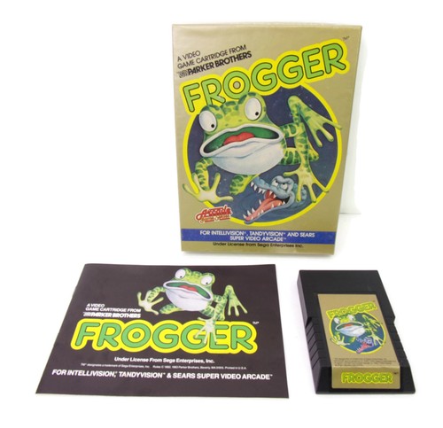 Frogger Intellivision Game Cartridge TESTED ~ Missing Overlays ~ | eBay