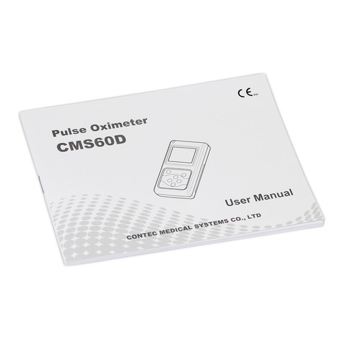 CMS60D Digital Adult Fingertip Handheld Pulse Oximeter with Adult Probe ...