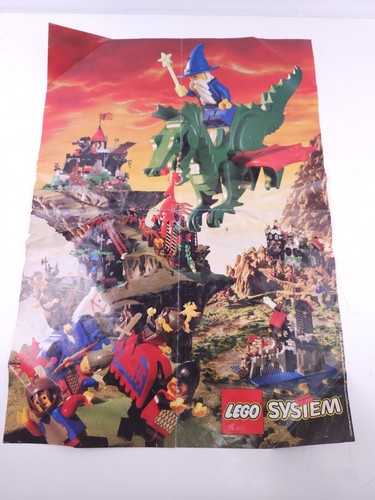 POSTER LEGO - Dragon Knights CASTLE - Vintage 59x42 original 1993 | eBay