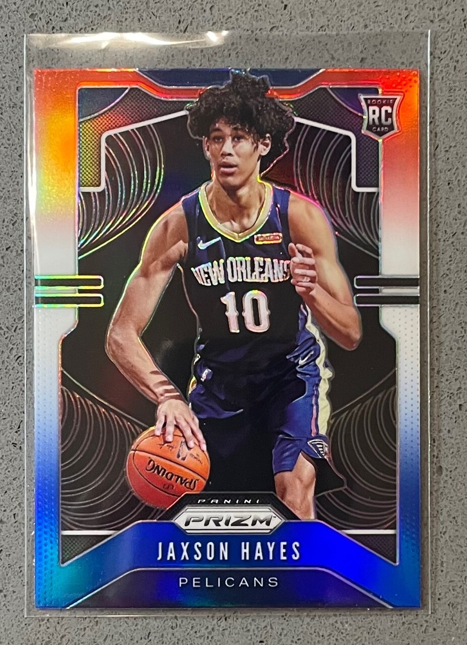 2019-20 Panini Prizm Basketball NBA #254 Jaxson Hayes Red White Blue RC ...