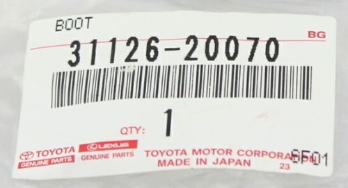 TOYOTA LEVIN TURENO AE86 Genuine Clutch Release Fork Boot 31126-20070 ...