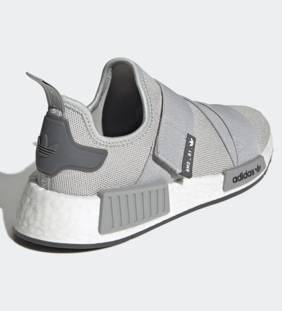 ADIDAS WOMEN NMD_R1 W Strap Grey White Original GW9470 SIZE 8* | eBay
