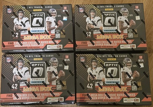 2024 Panini Donruss Optic NFL Football Mega Box - LOT OF 4 Green Hyper ...