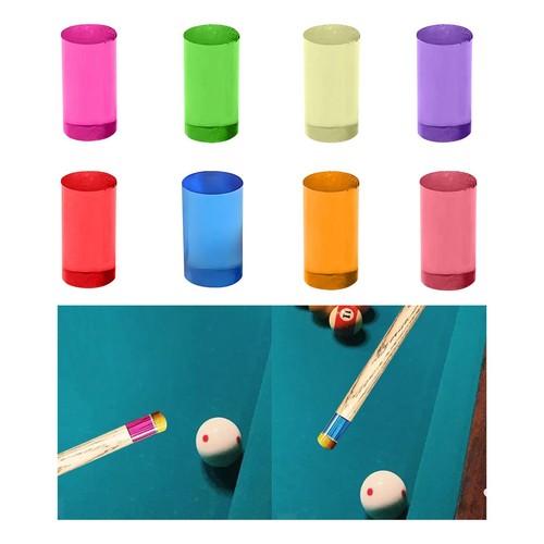 Pool Cue Ferrule Acrylic High Performance DIY Billiard Cue Stick ...