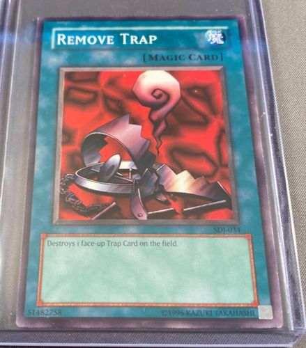 Remove Trap - SDJ-034 - Common - Unlimited Edition Near Mint Yugioh ...