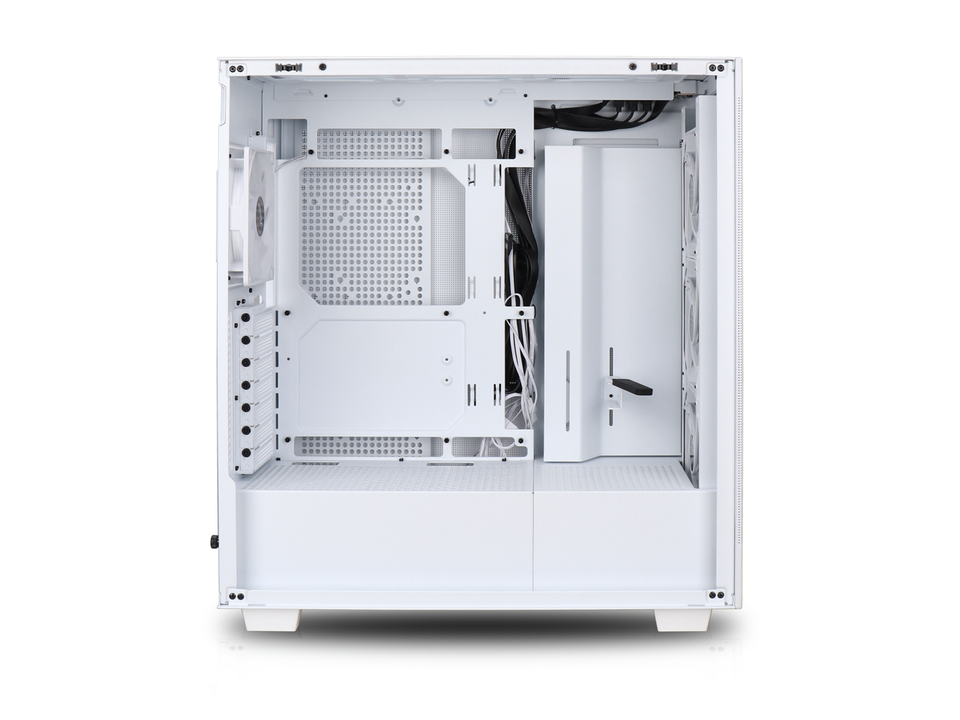 Rosewill Helium Flow White Mid Tower Computer Gaming Case, TG & Mesh ...