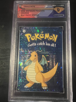 Dragonite No. 149 | Prism Sticker Card 2000 Vending | Vintage Pokemon ...