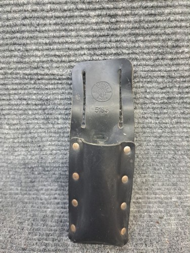 Klein Tools 5185 Knife Holder Black Leather Work Scabord | eBay