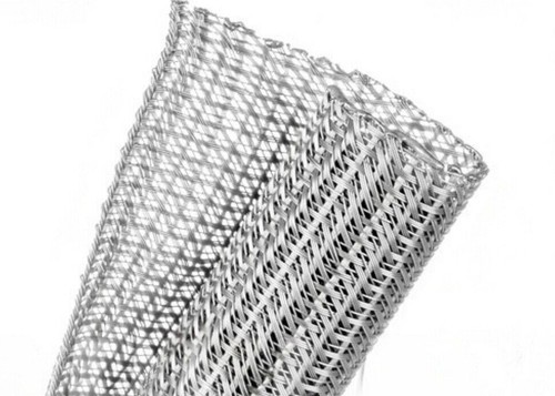 F6N0.25PG 1/4" Platinum Gray Split Braided Cable Sleeving , Split Loom ...