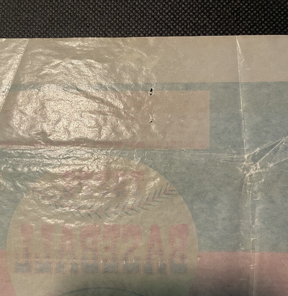 1952 Topps Baseball Wax Pack Wrapper 5 Cent Mantle Rookie Year ORIGINAL ...