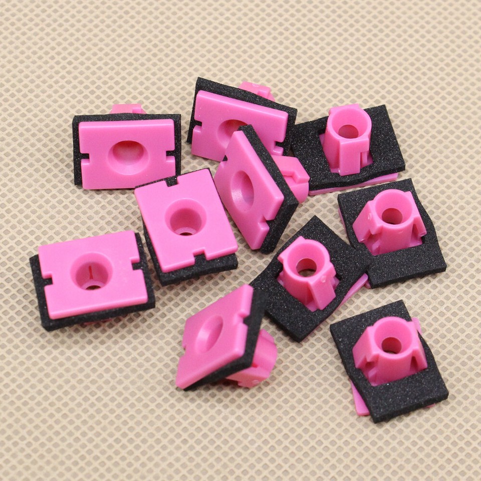 20 Side Garnish Moulding Retainer Grommet Clips W/Sealer for Hyundai ...