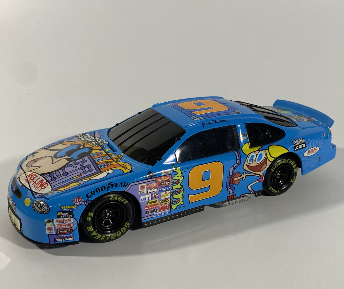 Jerry Nadeau #9 1:24 NASCAR Cartoon Network Wacky Racing 1999 LTD ...