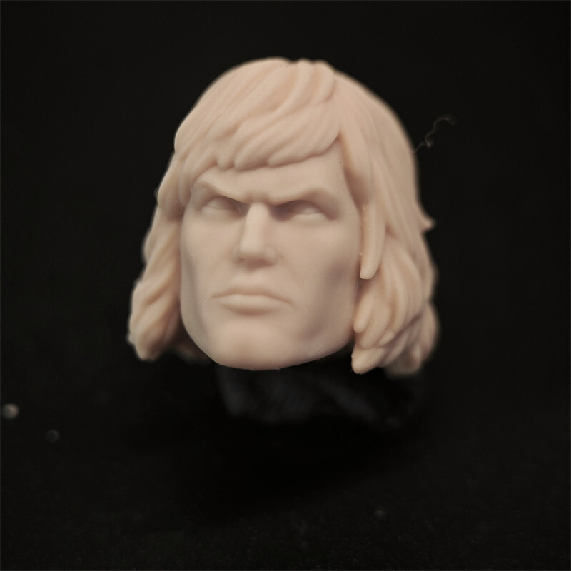 1/12 Scale Masters Giant He-Man Head Sculpt Unpainted Fit 6" ML Figure ...