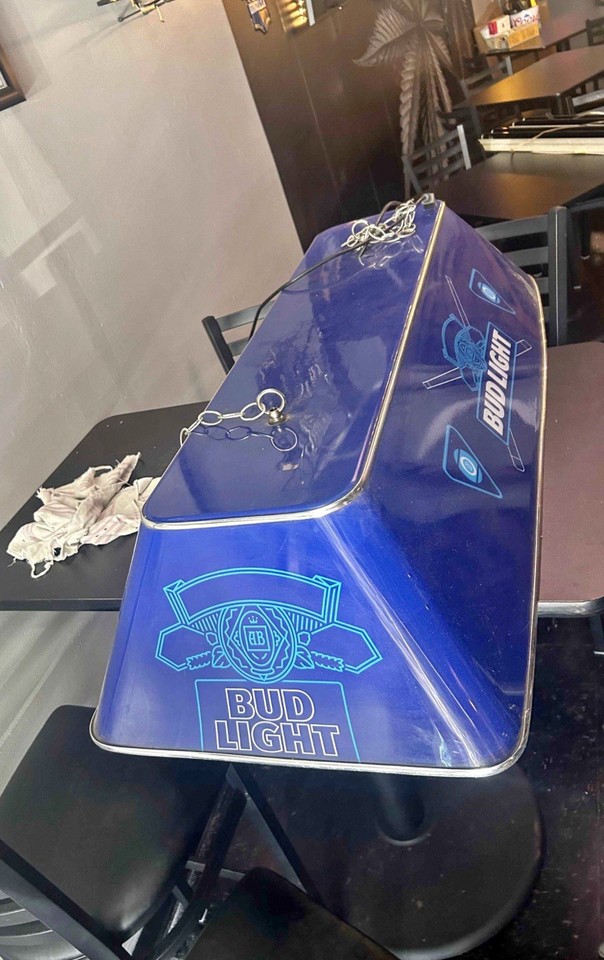 Bud Light Pool Table Light Cover | eBay