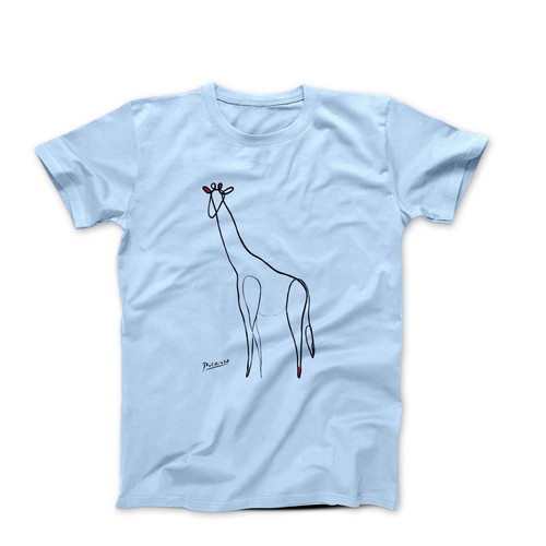 Picasso The Giraffe Artwork T-shirt | eBay