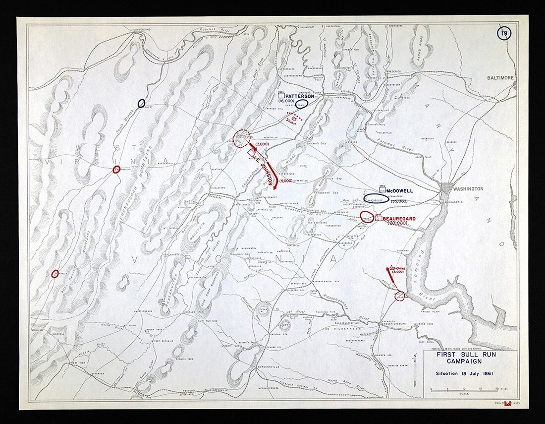 First Bull Run Location