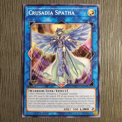 Crusadia Spatha SOFU-EN046 1st Edition YuGiOh Soul Fusion MP | eBay