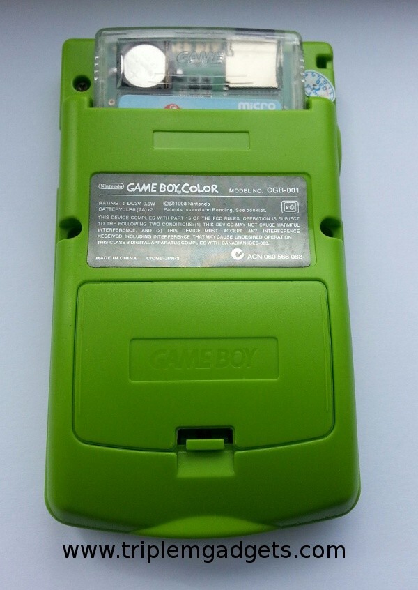 Nintendo Game Boy Color Green Handheld Console -New Case and Buttons ...