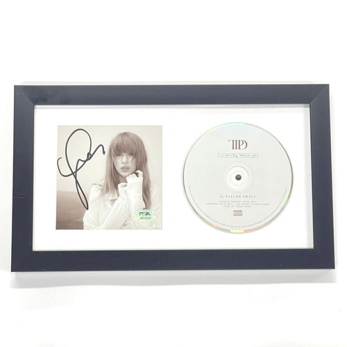 Taylor Swift Signed CD Cover Framed PSA/DNA The Tortured Poets ...