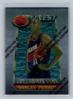 1994 Topps Finest Collegiate Best Wesley Person #281 Phoenix Suns | eBay