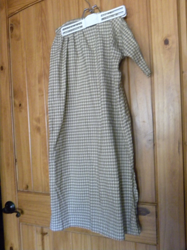 BLUE FISH PLAID TIE MAXI SKIRT SIZE 1X 100% ORGANIC COTTON MADE IN USA ...