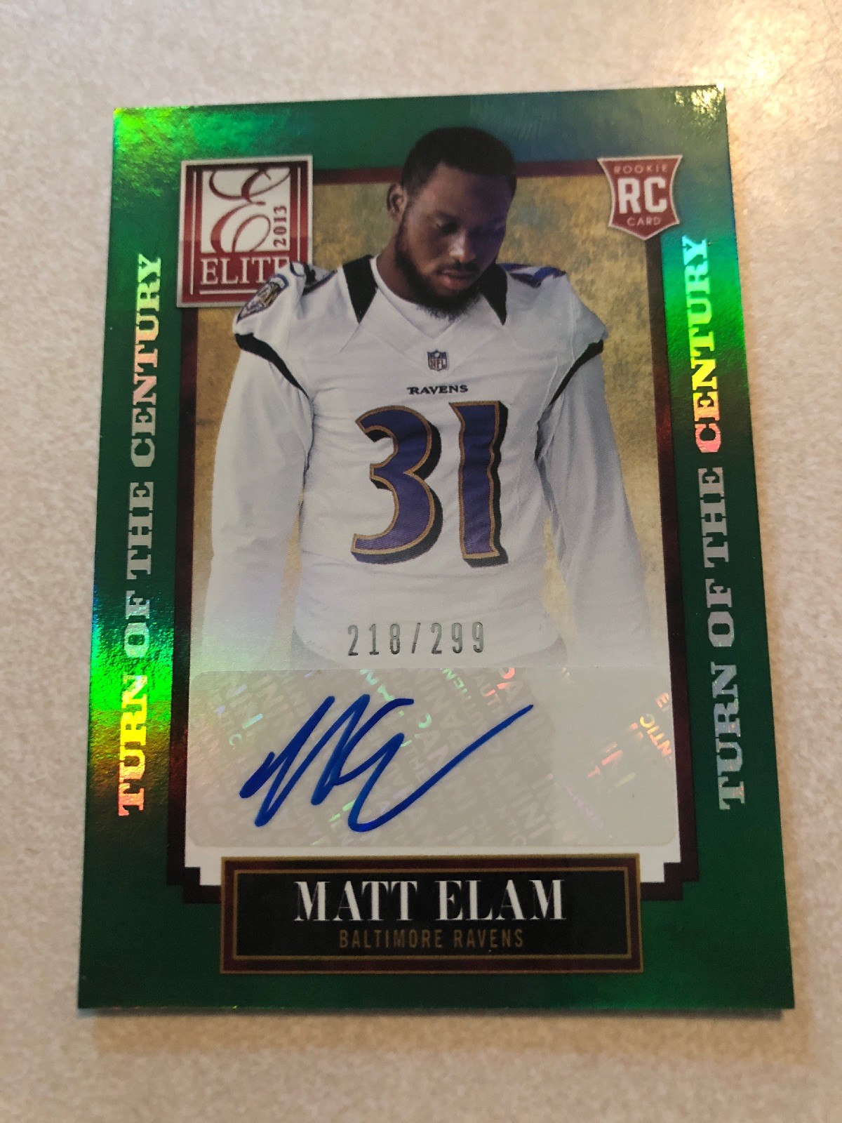 2013 Panini Elite - Turn of the Century Rookie Signatures #168 Matt ...