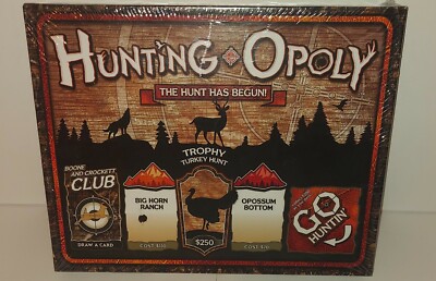 Hunting-Opoly Monopoly Board Game By Late For The Sky 2-6 Players 8 ...