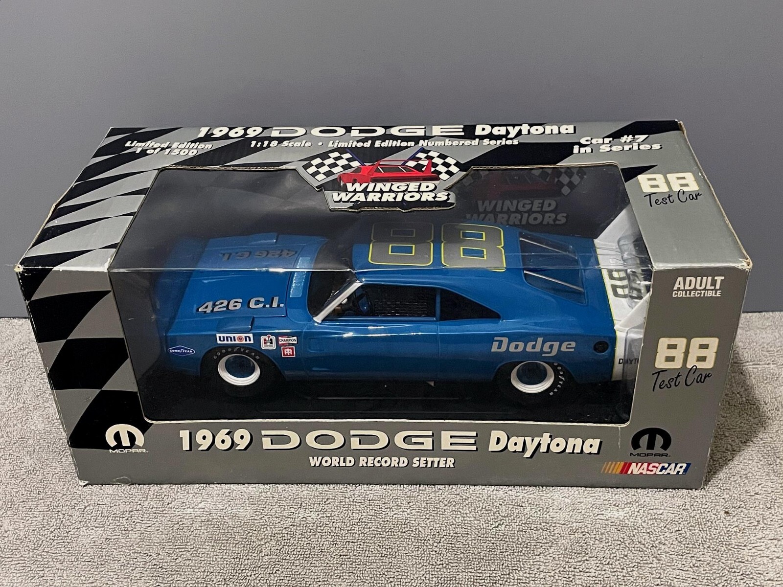 Rare! Winged Warriors 1969 DODGE Daytona TEST CAR ~ World Record Setter ...