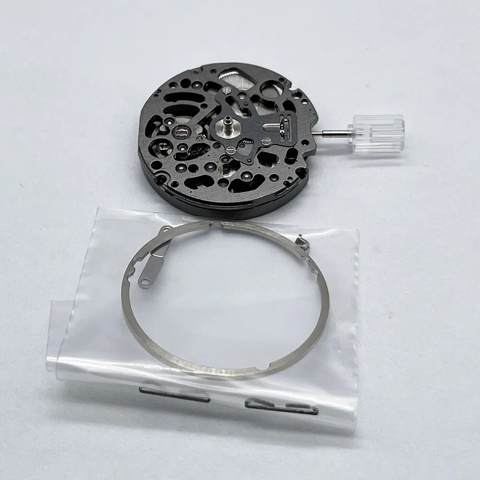 NH72 Black Skeleton Mechanical Movement Mod Automatic Mechanism ...