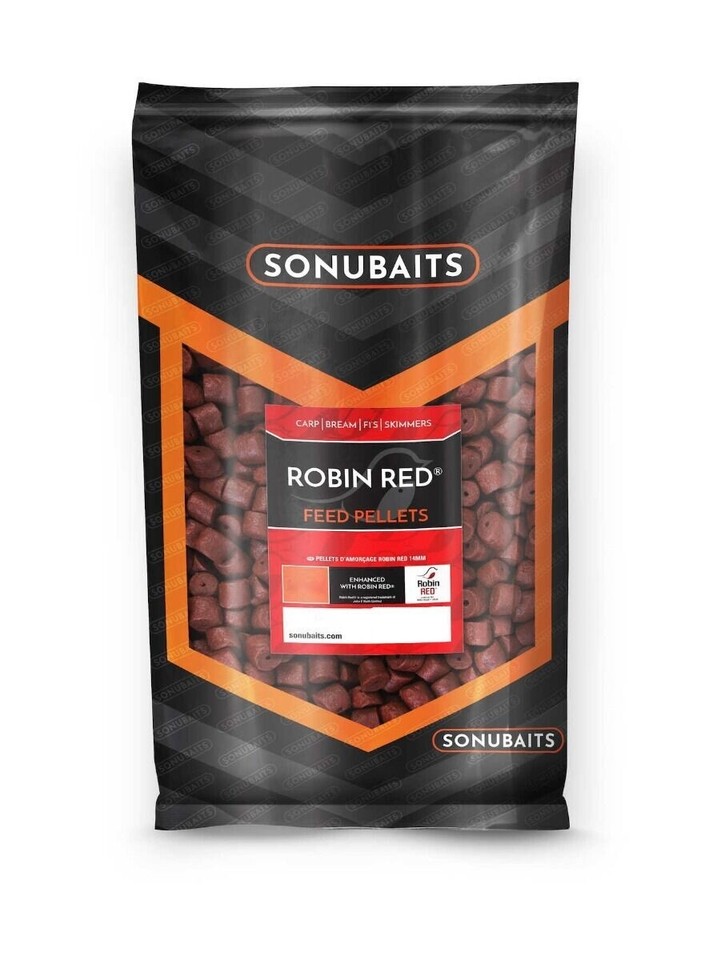 Sonubaits Robin Red Feed Pellets Coarse Fishing Pellet All Diameters ...