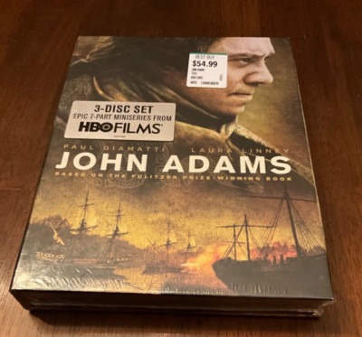 John Adams (DVD, 2008, 3-Disc Set) Paul Giamatti “Book Style” Case NEW ...