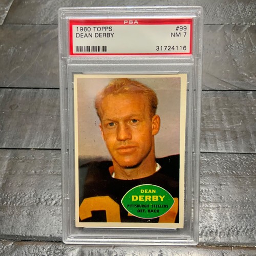 1960 Topps Dean Derby #99 *Steelers* PSA 7 NM | eBay