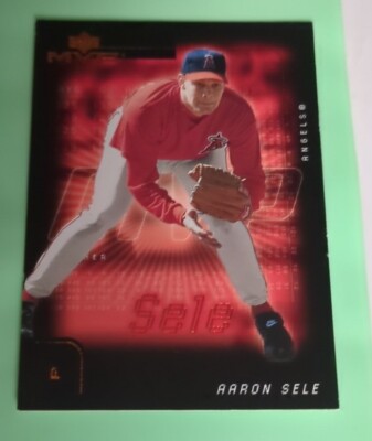2002 Upper Deck MVP Baseball #9 Aaron Sele - Anaheim California Angels ...