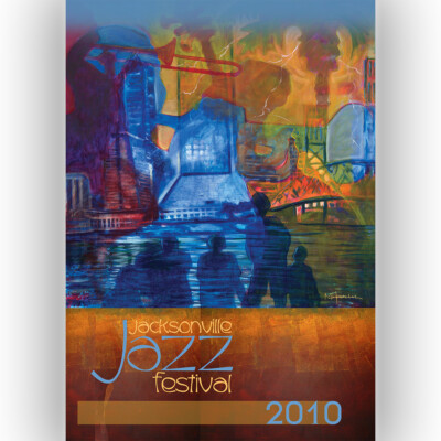 2010 JACKSONVILLE JAZZ FESTIVAL POSTER JAX FEST - ORIGINAL MINT ROLLED ...