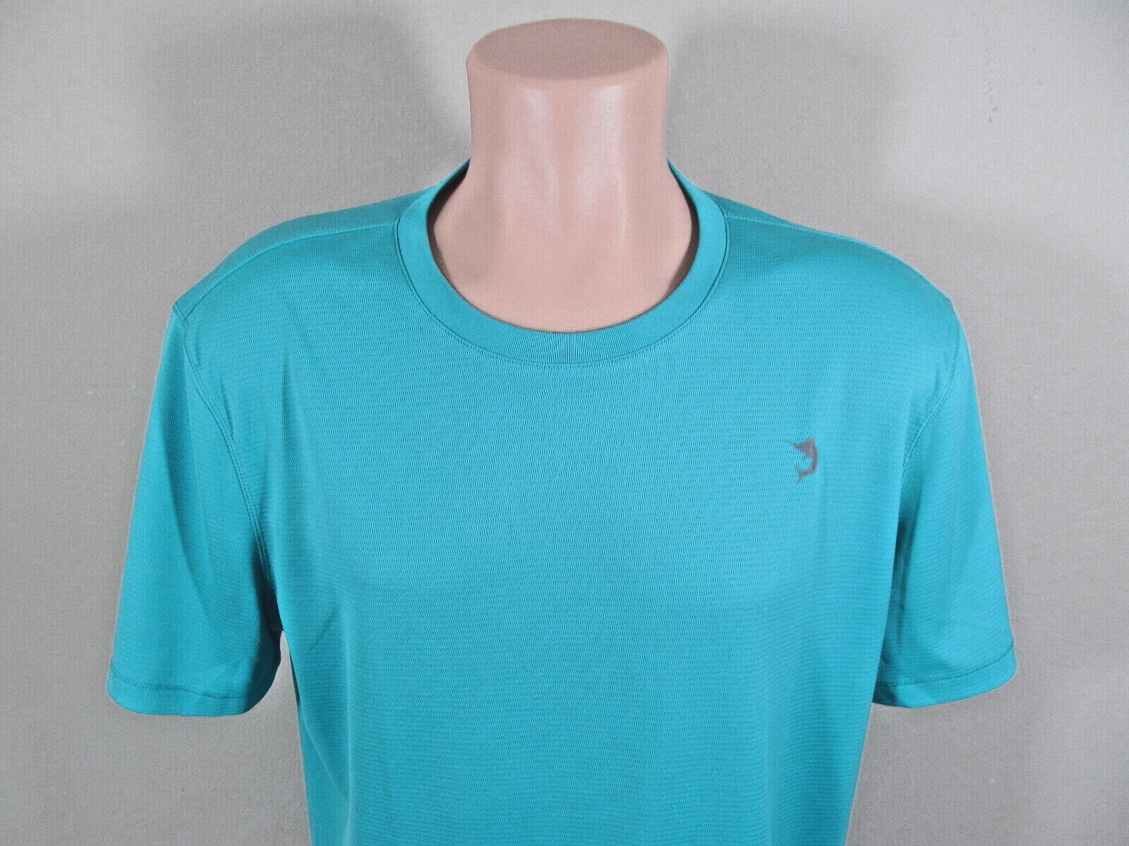 REEL LEGENDS FREELINE Mens M Turquoise Pullover S/S Activewear Fishing ...