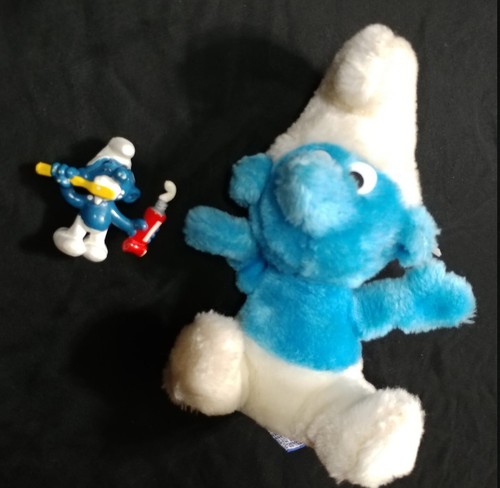 Peyo Smurfs Plush Mini Figure Vtg 79 80 lot | eBay