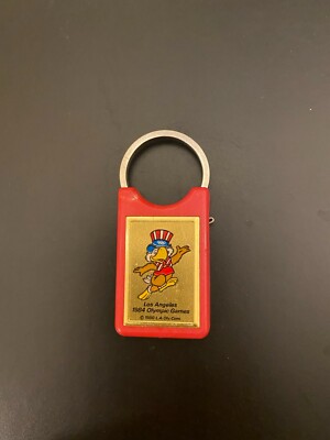 1984 XXIII Olympiad Olympics Committee Los Angeles Keychain Sam Eagle ...