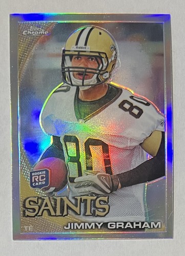 Jimmy Graham 2010 Topps Chrome RC ROOKIE REFRACTOR Card #C67 | eBay