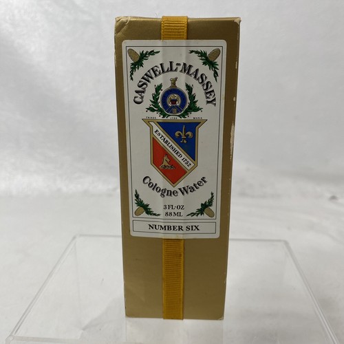 Vintage Caswell-Massey Cologne Water Number Six 3oz NOS Sealed Box USA ...