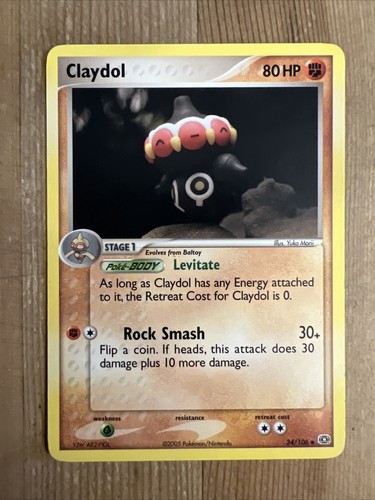 Pokémon TCG Claydol EX Emerald 24/106 Regular Uncommon MP | eBay