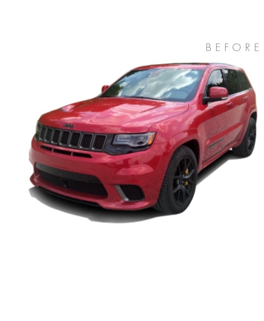 JEEP GRAND CHEROKEE 14-23 SRT OR TRACKHAWK FRONT BUMPER WITH LIP+GRILL ...