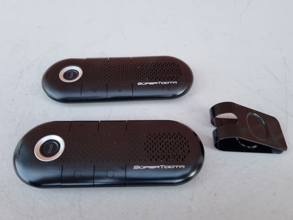 Joblot of 2 Supertooth The Crystal, Bluetooth Hands Kit. Joblot of 2 ...