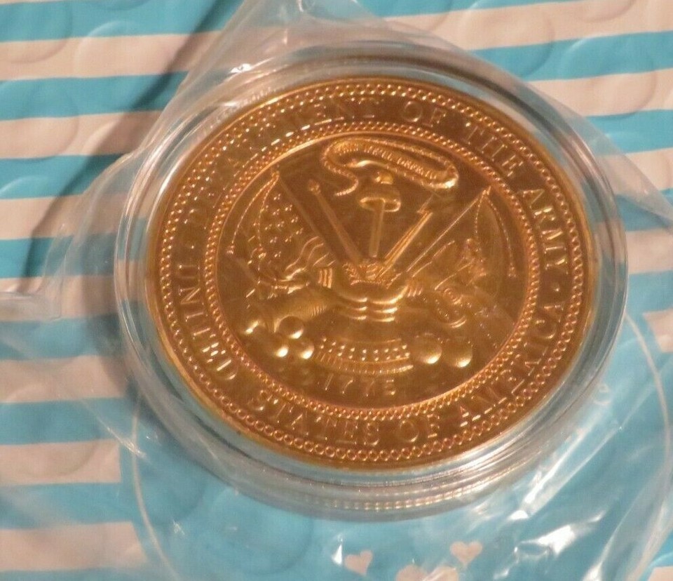 1ST ARMORED DIVISION CHALLENGE COIN C420 "OLD IRONSIDES" | eBay