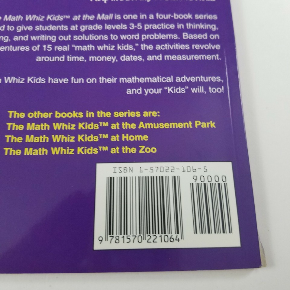 The Math Whiz Kids at the Mall - Help in Solving Word Problems - Grades ...