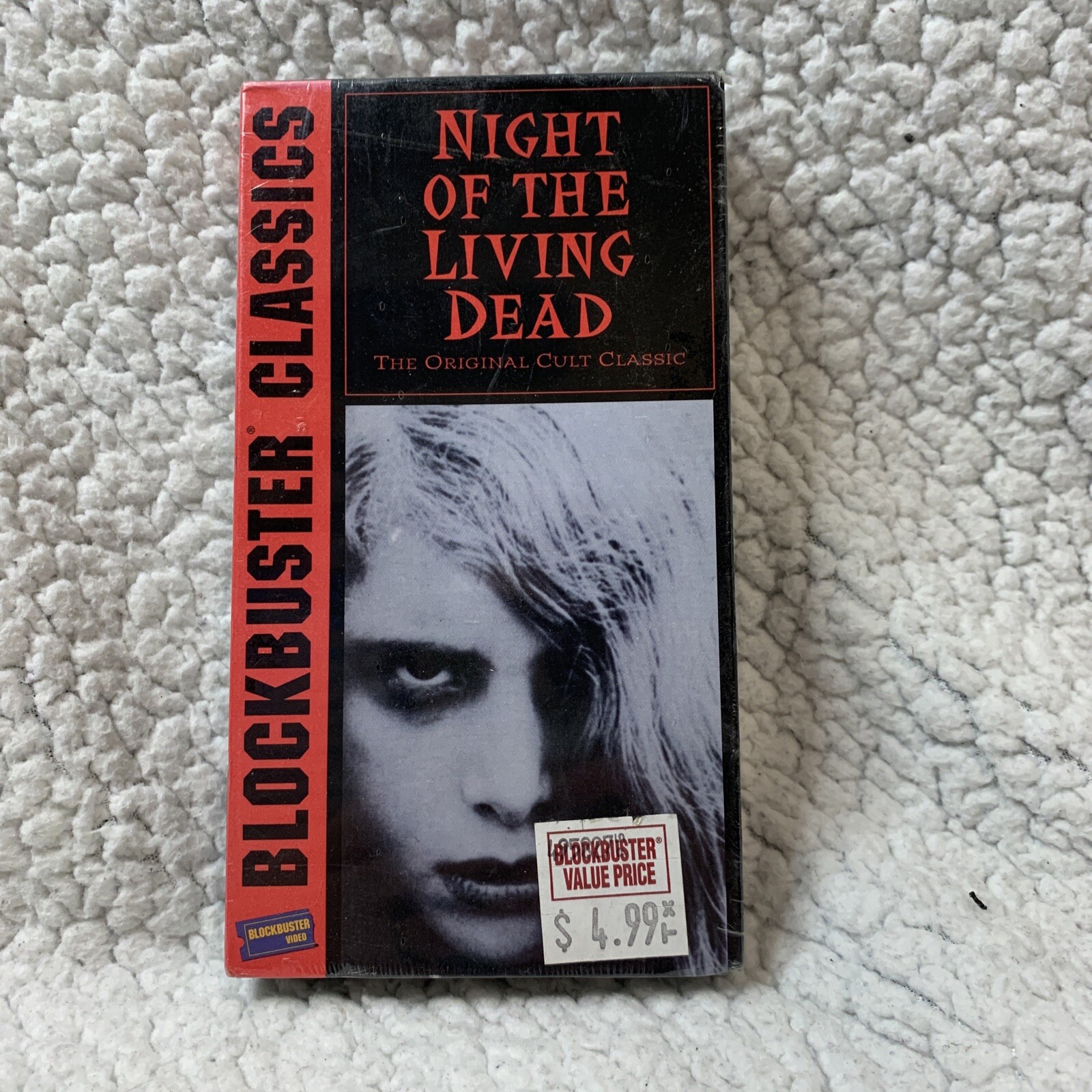 Night of the Living Dead -VHS - Blockbuster Classic reproduction Of ...