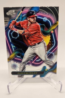 2023 Topps Chrome Cosmic Austin Riley Base #50 Braves | eBay