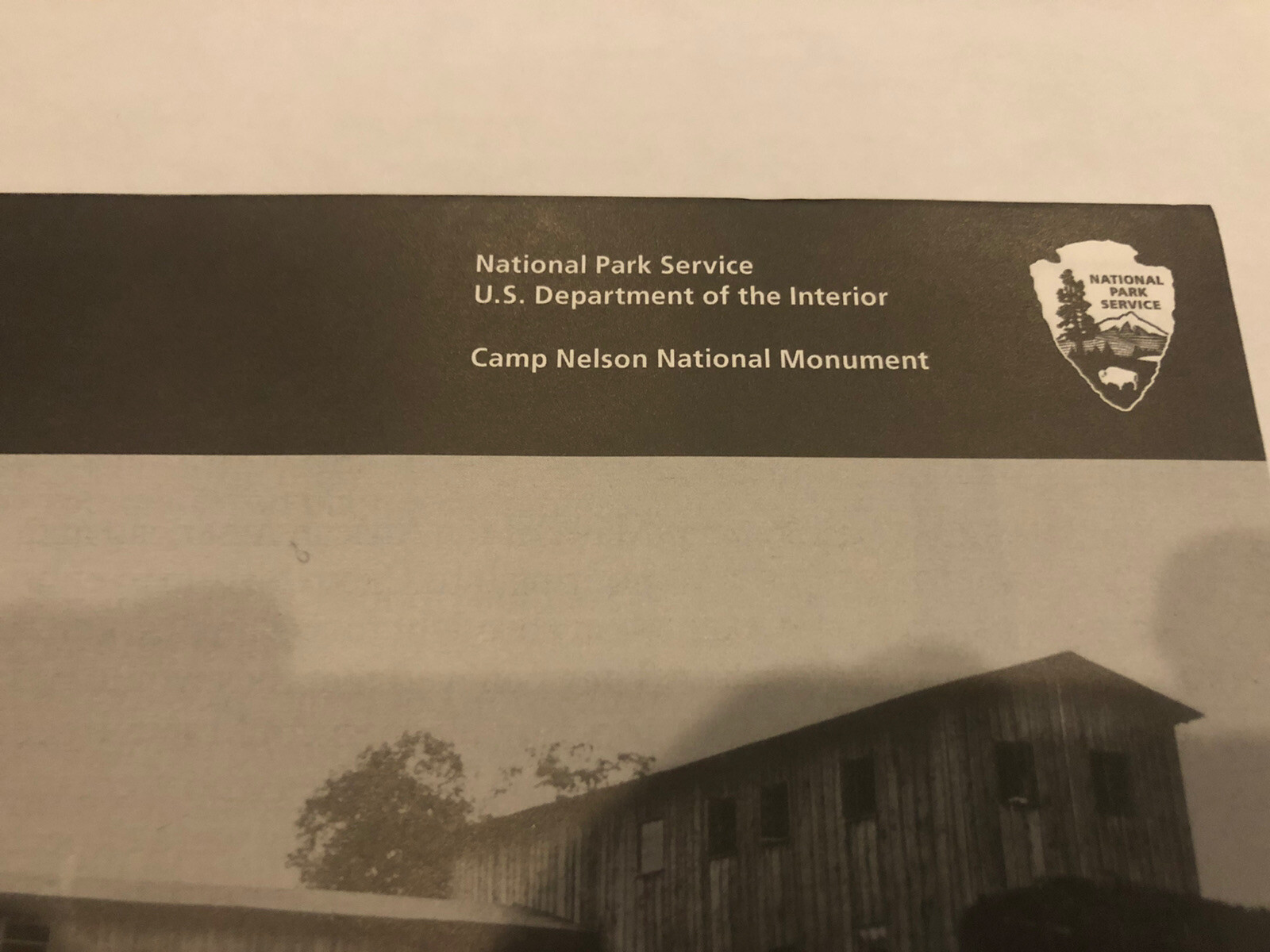 Camp Nelson National Monument Park Unigrid Brochure Map NPS Kentucky | eBay