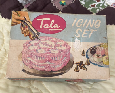 1950's Vintage Tala Icing Set No 1705, Original Box Cake Decorating Set ...