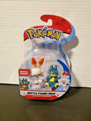Munchlax Scorbunny Pokémon Battle Figure Pack Battle Ready new in ...